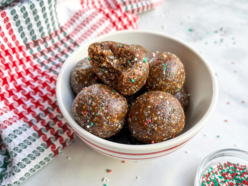 Holiday Fuel On-the-Go: Gingerbread Energy Bites - Fast Talk Laboratories